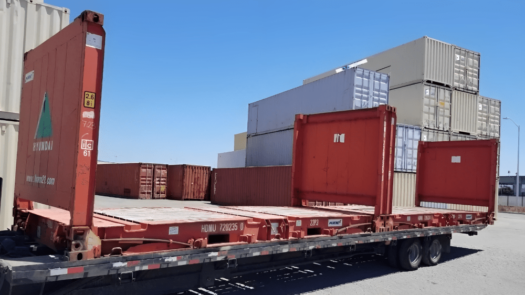 20ft Flat Rack Shipping Container - AVES Mobility LLC