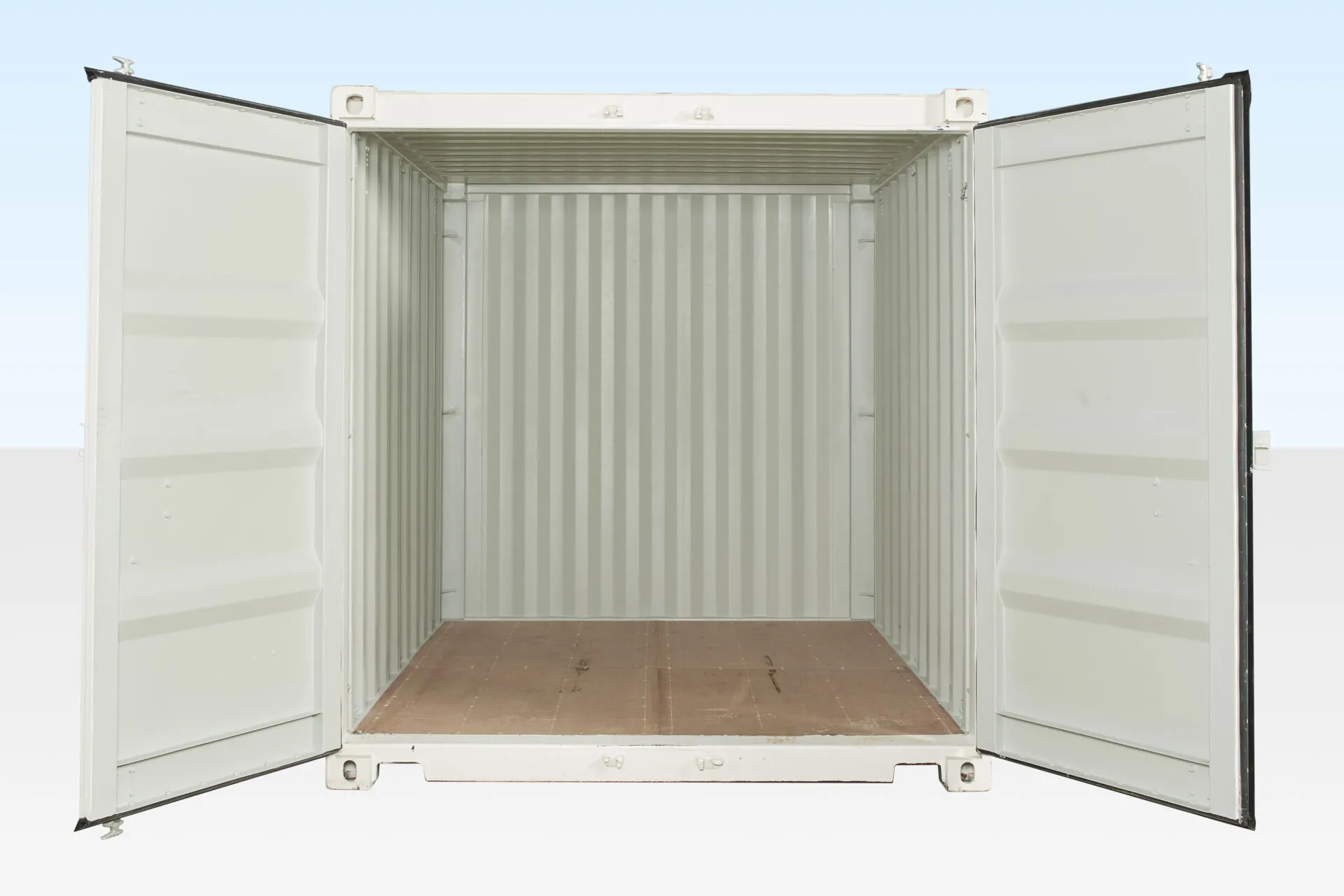 10FT X 8FT Shipping Container (One Trip) White (RAL 9003) - AVES ...