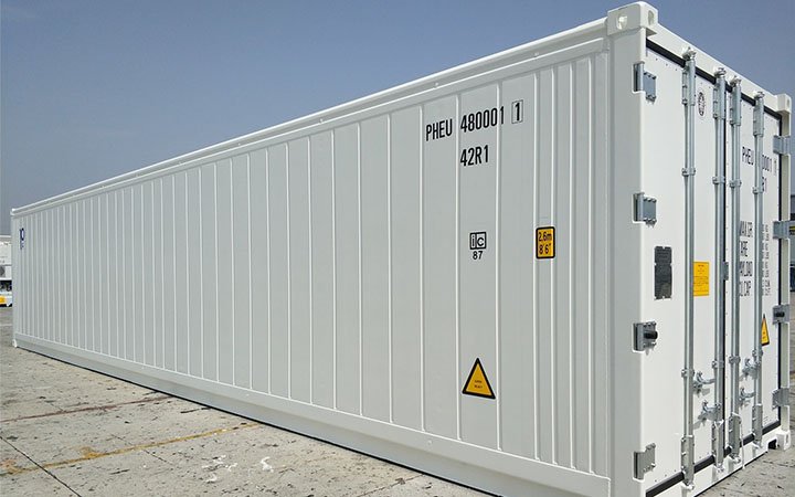 10FT X 8FT Shipping Container (One Trip) White (RAL 9003) - AVES ...