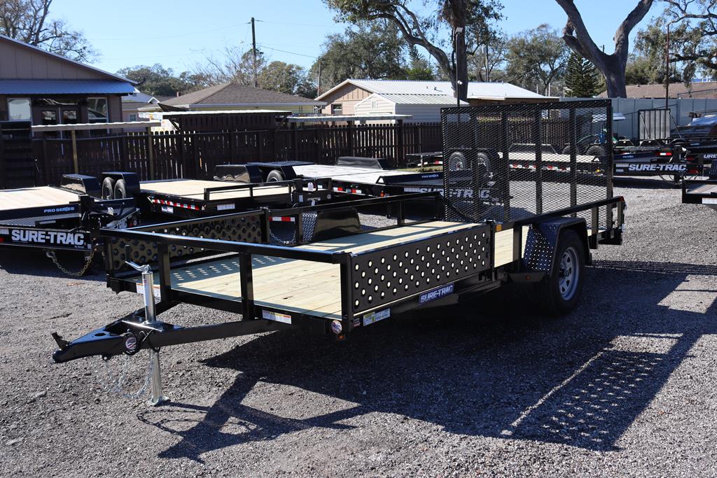 7×14 Tube Top ATV Trailer with Board Retainers – AVES Mobility LLC